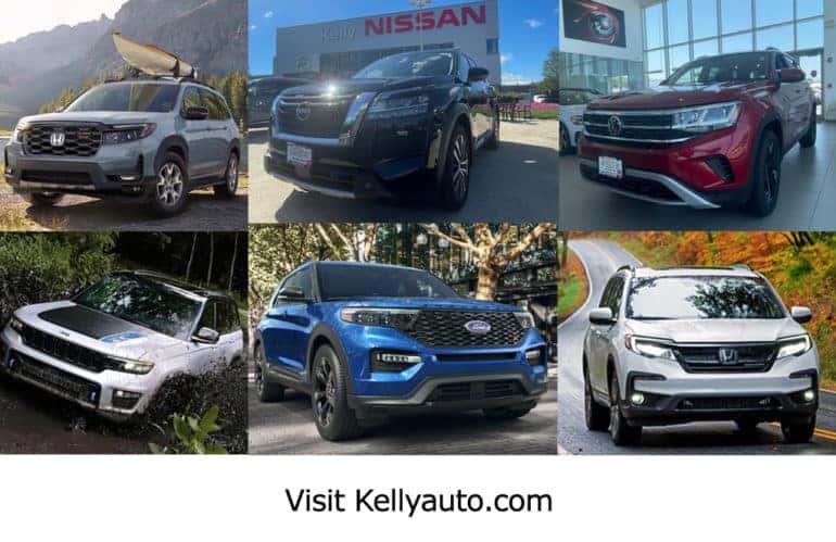 Best Midsize SUVs for 2022 / 2023 – Available at Kelly Auto Group In MA