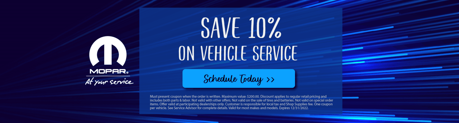 Service Department near Roberts