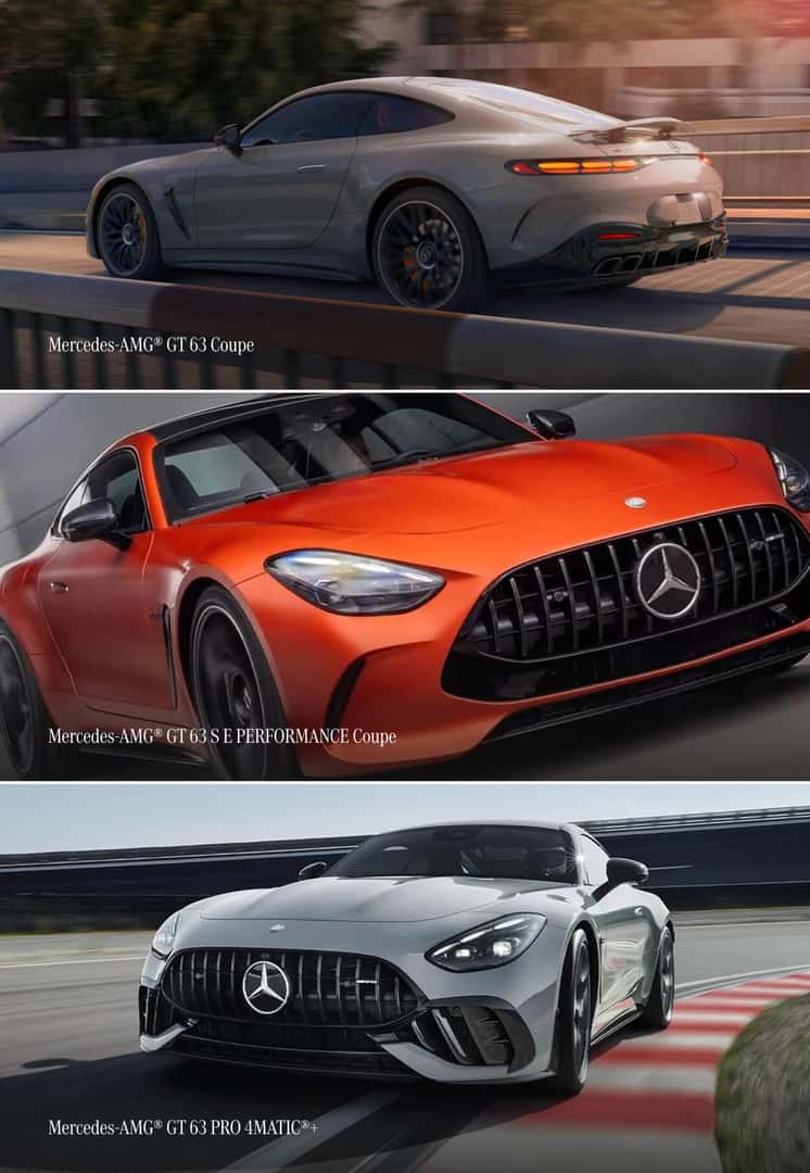 2025 Mercedes-AMG® GT 63 Overview: GT 63 Coupe, GT 63 S E PERFORMANCE ...