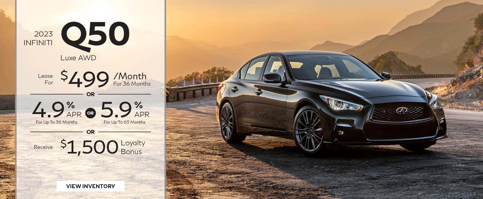 New INFINITI Incentives | Motor Werks INFINITI