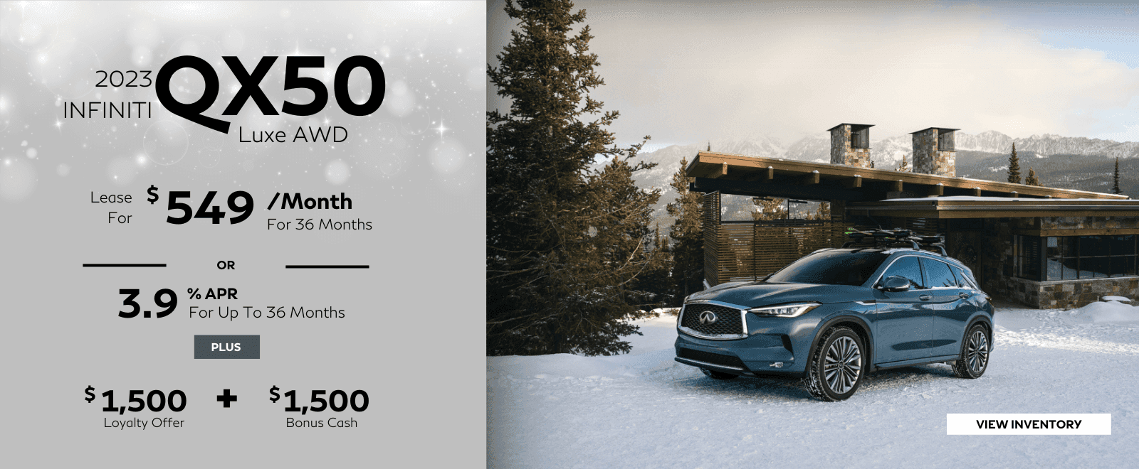 New INFINITI Incentives | Motor Werks INFINITI