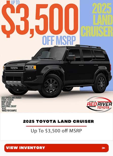Current New Toyota Specials Offers | Red River Toyota