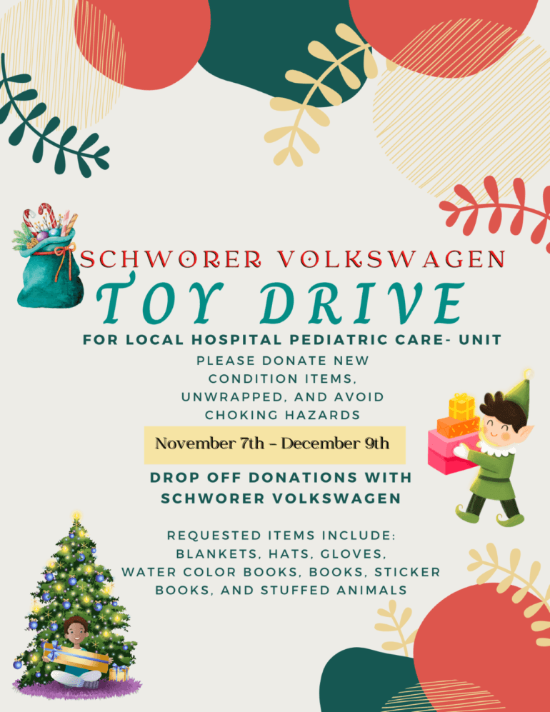Holiday Toy Drive | Schworer Volkswagen