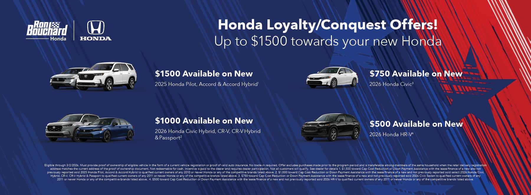 Ron Bouchard Honda | Honda Dealer in Lancaster, MA