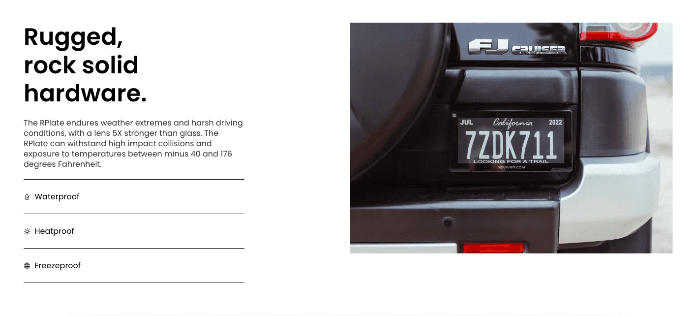 Reviver Digital License Plate | Todd Wenzel Superstore