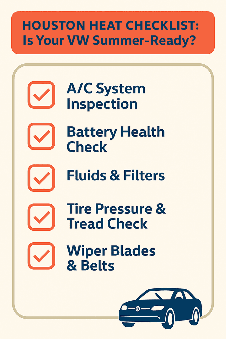 Houston Heat Checklist: Is Your VW Summer-Ready? | West Houston Volkswagen